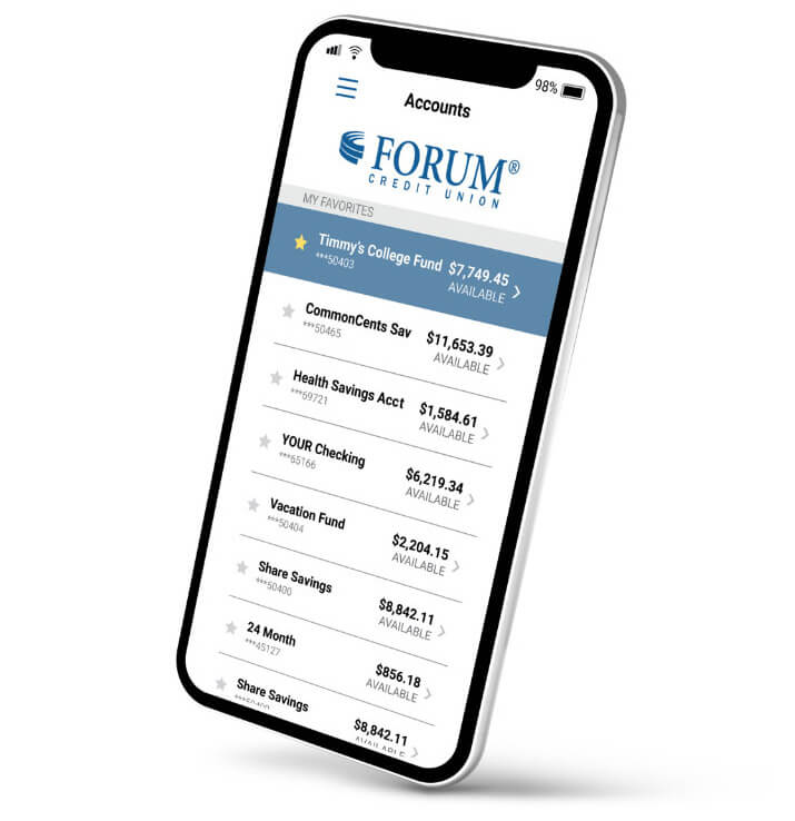 Personal Checking Accounts | FORUM Credit Union